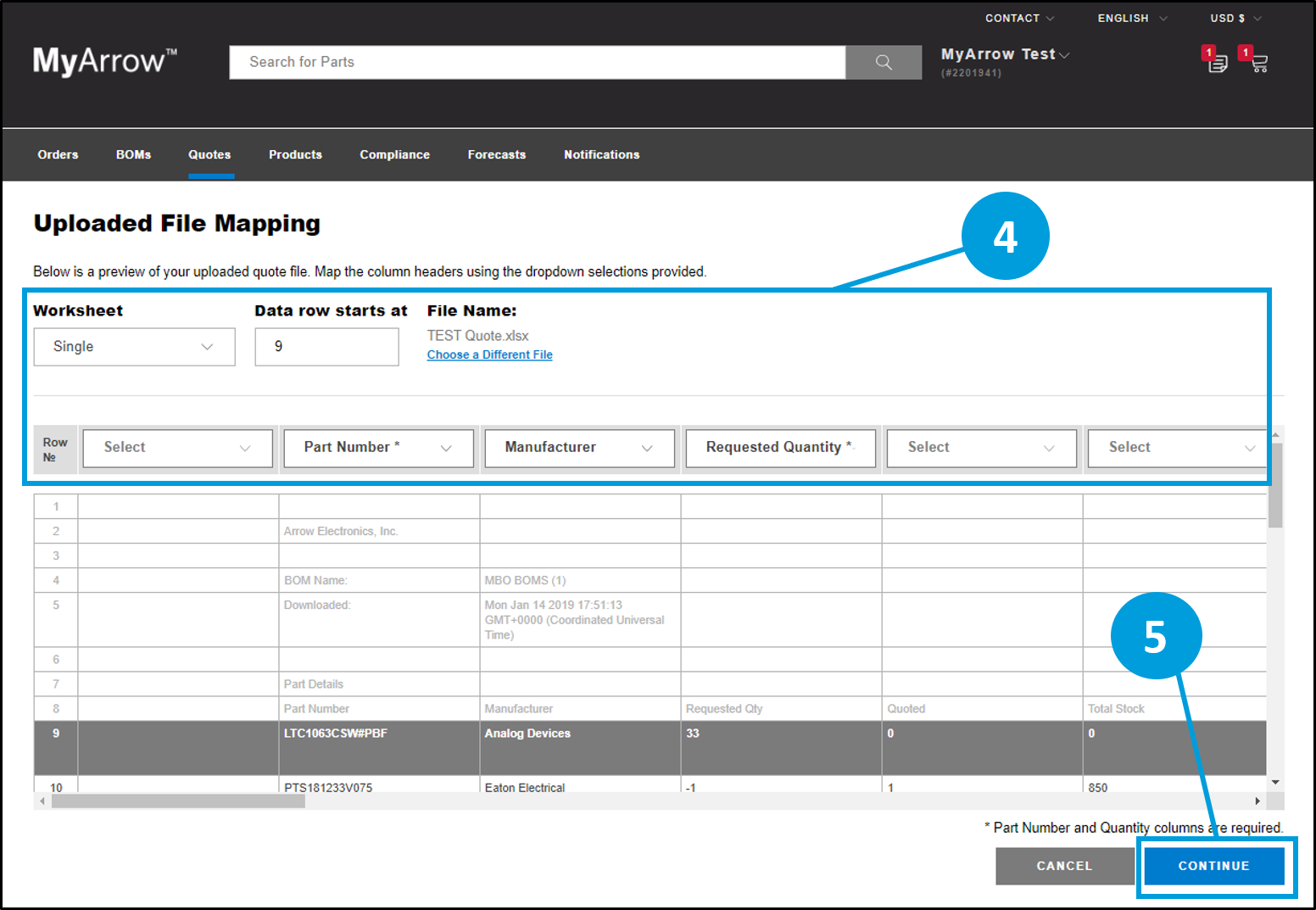 How to Upload Quotes in Seconds - MyArrow Training