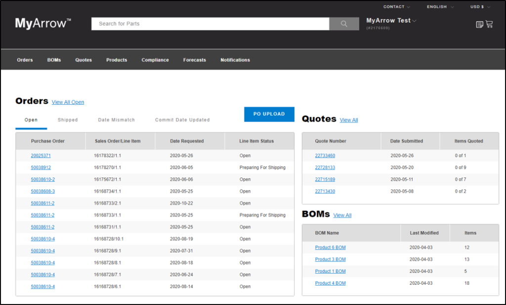 Arrow Digital Solutions Training - MyArrow Updates