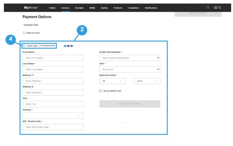 Invoice Management and ACH Payment Instructions - MyArrow Updates