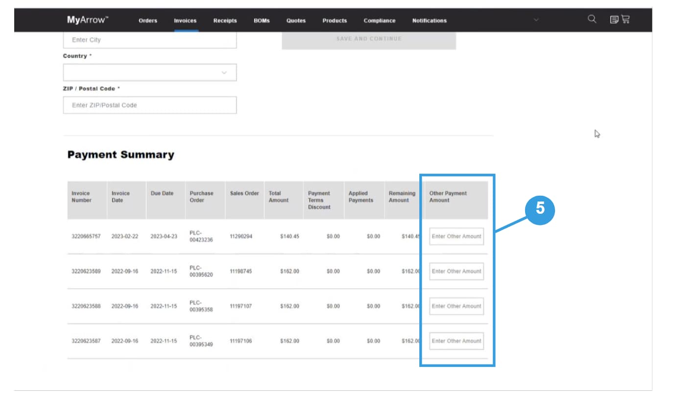 Invoice Management and ACH Payment Instructions - MyArrow Updates
